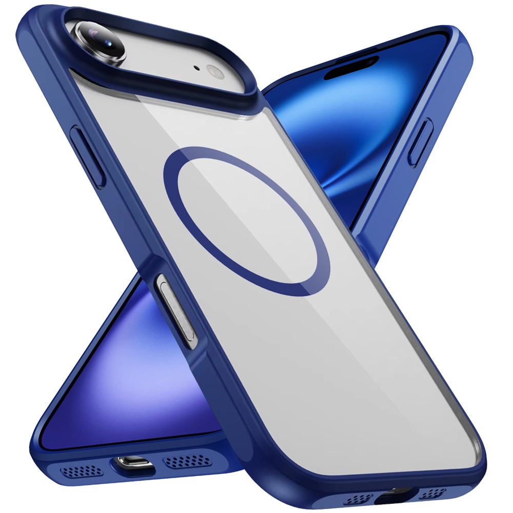 HD Slim Transparent Crystal Case with MagSafe for iPhone Air - Blue ...