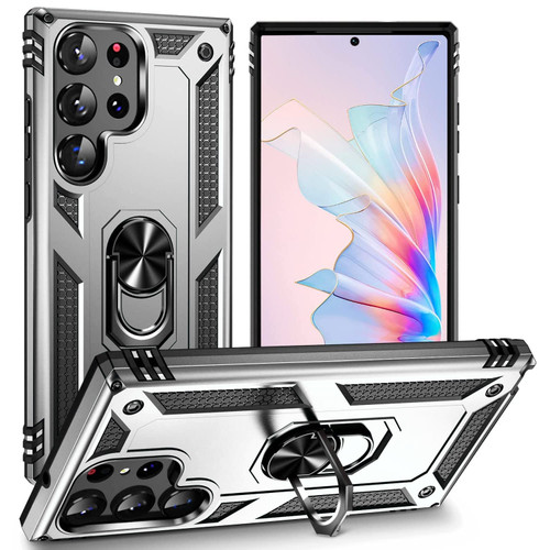 Military Grade Hybrid Case with Ring Grip for Samsung Galaxy S23 Ultra ...