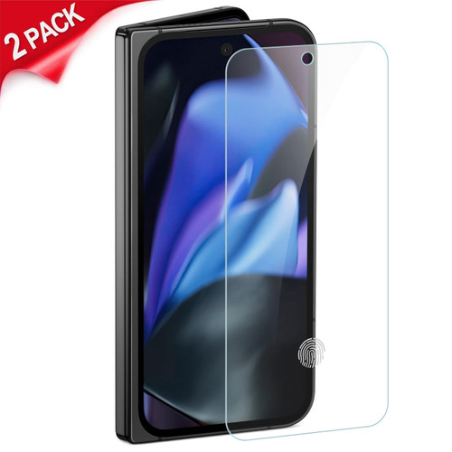 2-Pack HD Tempered Glass Screen Protector (Outside Screen) for Google ...