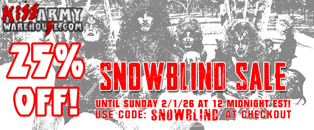 25% Off Sale at KISSArmyWarehouse.com this week! | Kiss Asylum
