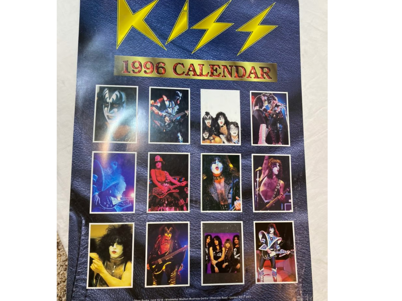 1996 KISS Large Calendar