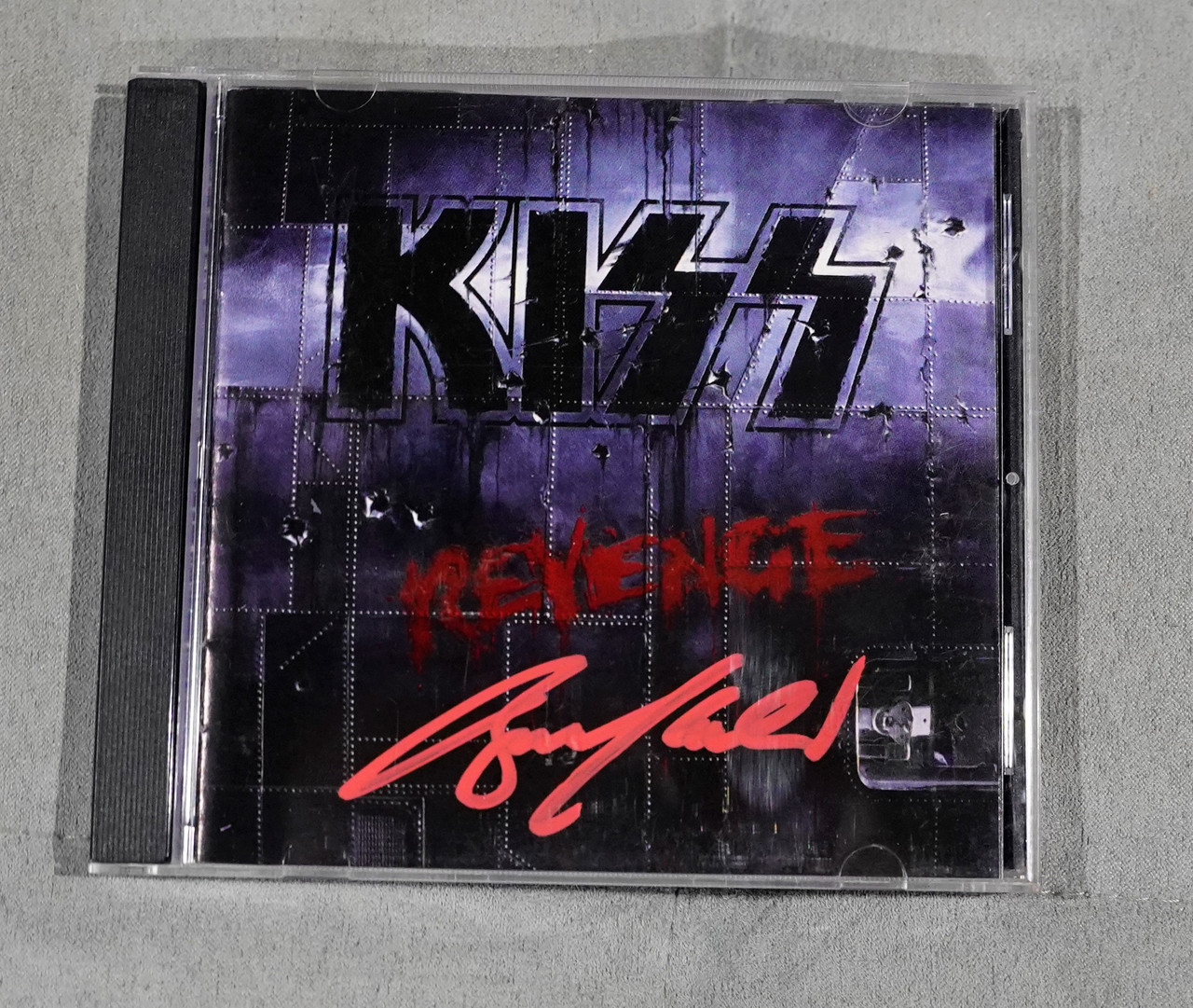 KISS Bruce Kulick Signed Revenge CD