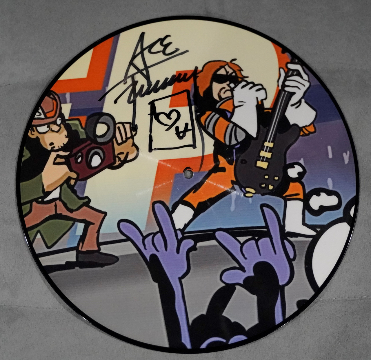Ace Frehley Space Truckin' Picture Disc Signed