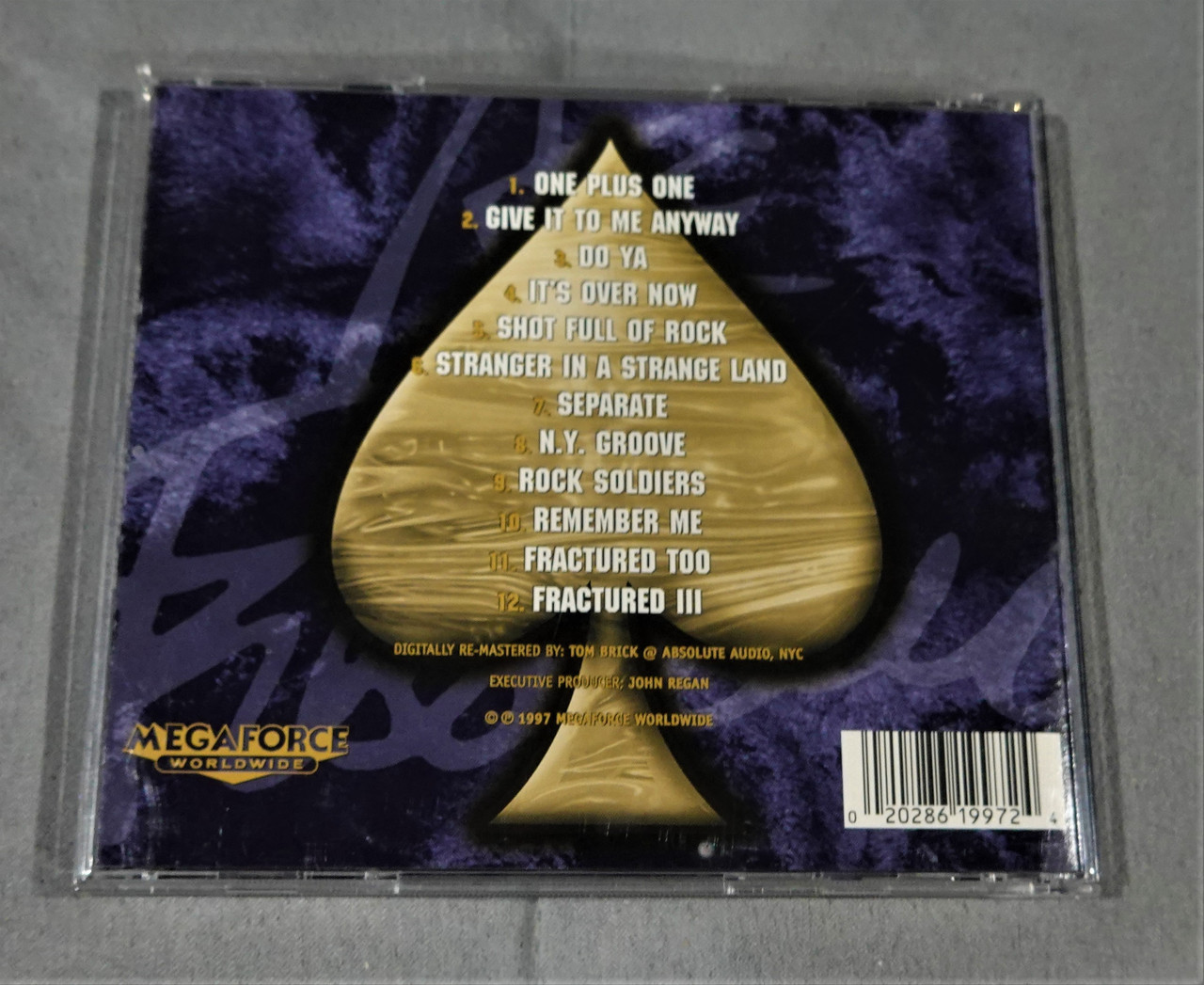 Ace Frehley Signed Loaded Deck CD
