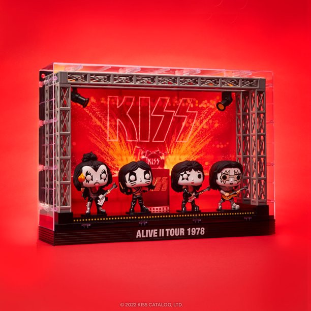 Funko Pop! Moment Deluxe: Kiss’ Alive II Tour in 1978 Vinyl Figures ...