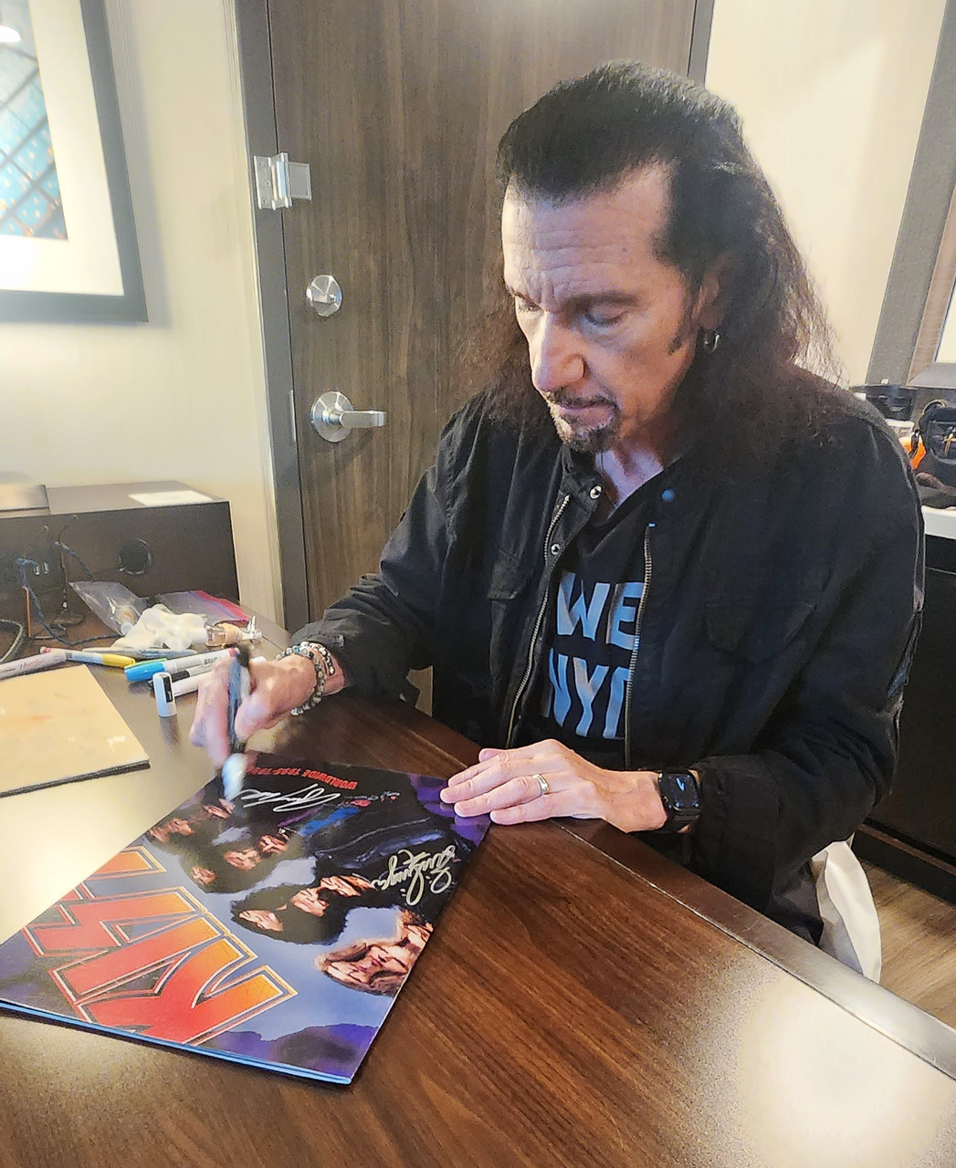 KISS Eric Singer & Bruce Kulick SIGNED 95-96 Japan Tour KISS Program ...