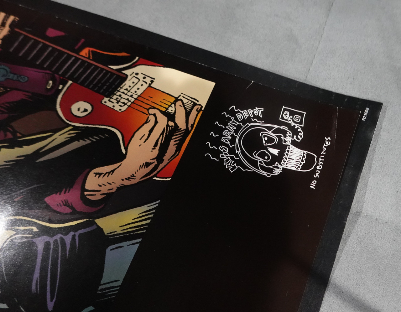 Gene Simmons, Eric Singer and Bruce Kulick SIGNED KISS History Cartoon ...