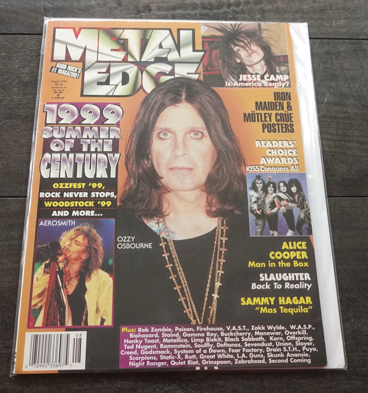 Metal Edge August 1999 Magazine