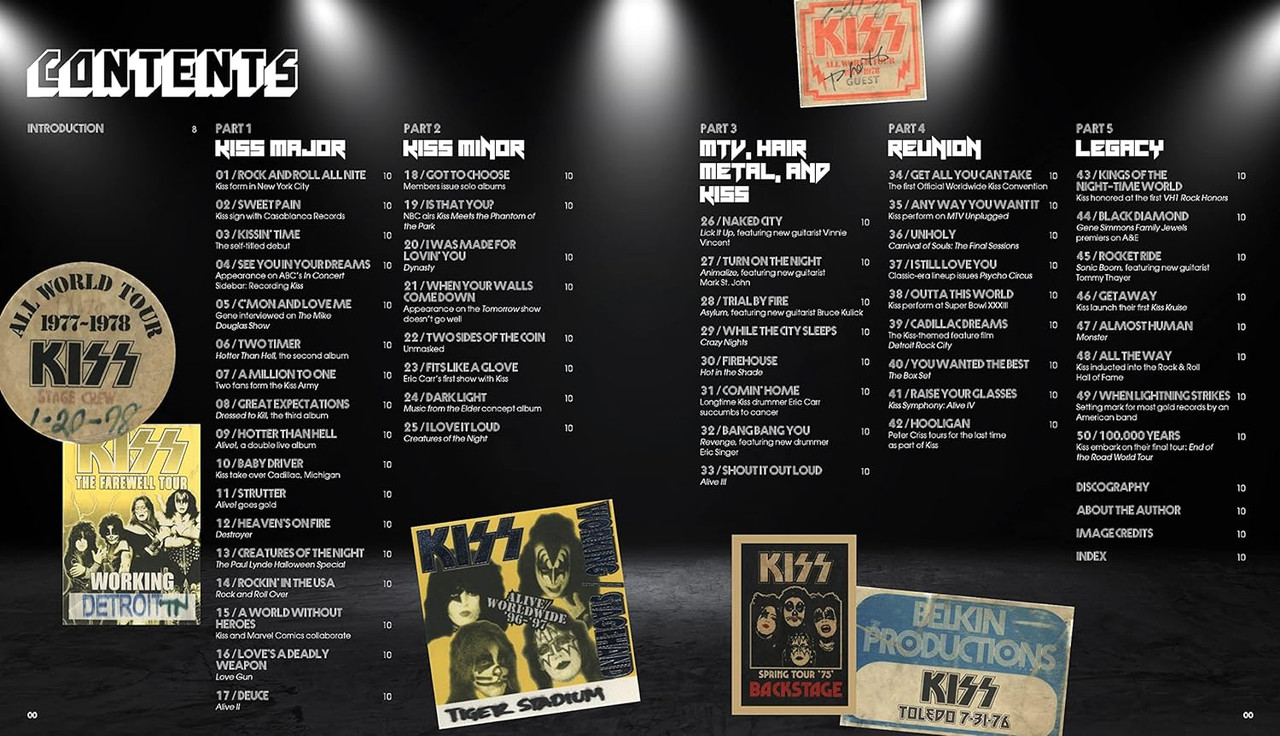 KISS At 50 Hardcover Book