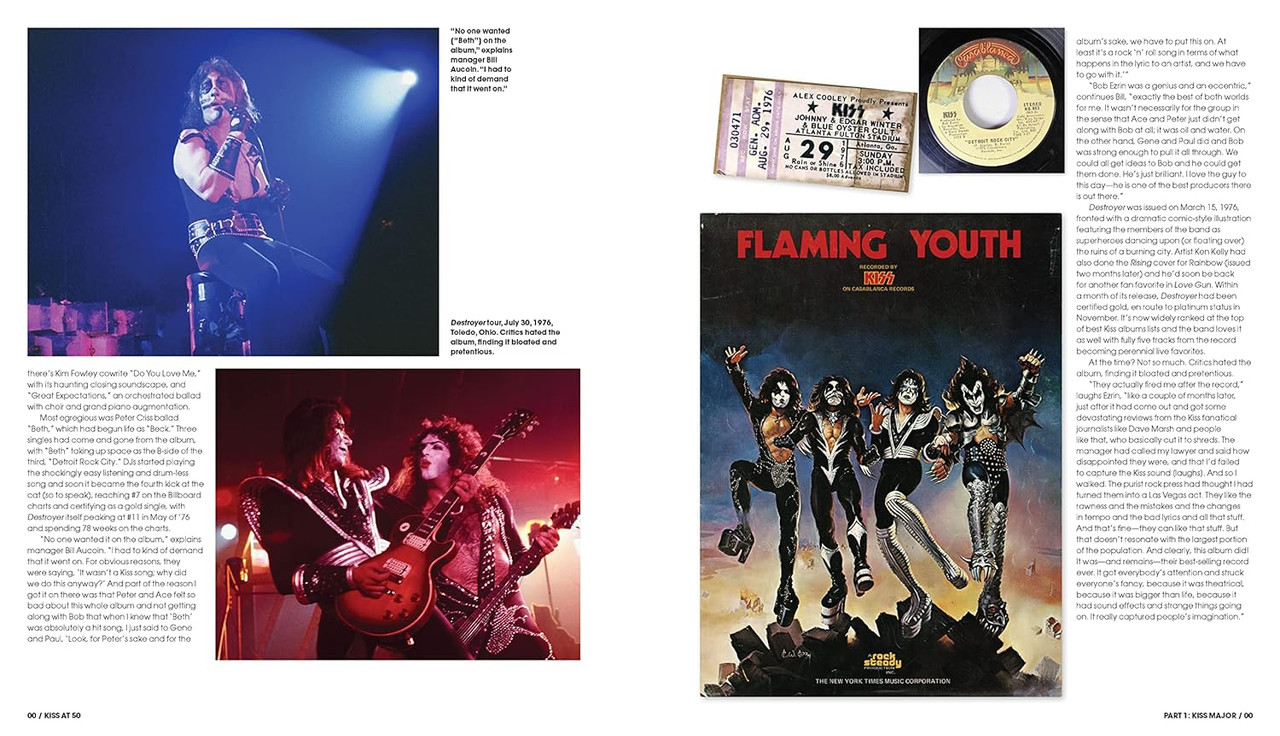 KISS At 50 Hardcover Book