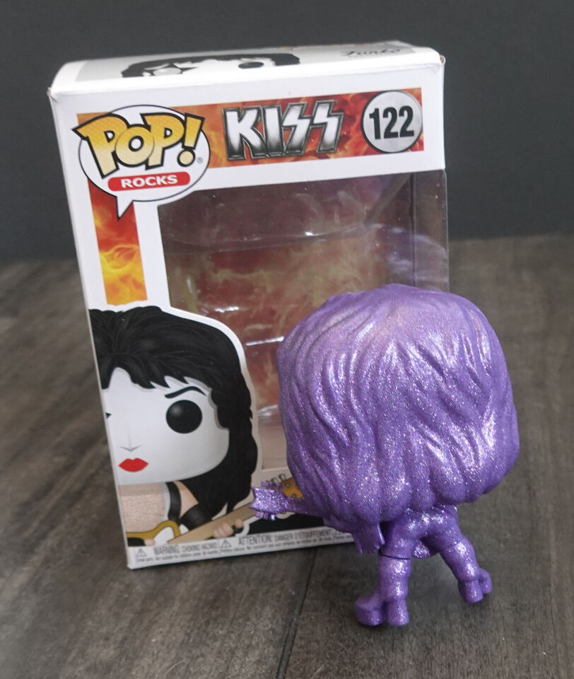 Funko Spaceman Pop! Figure Ace Frehley Blue SPARKLE CUSTOM CHASE EXCLUSIVE
