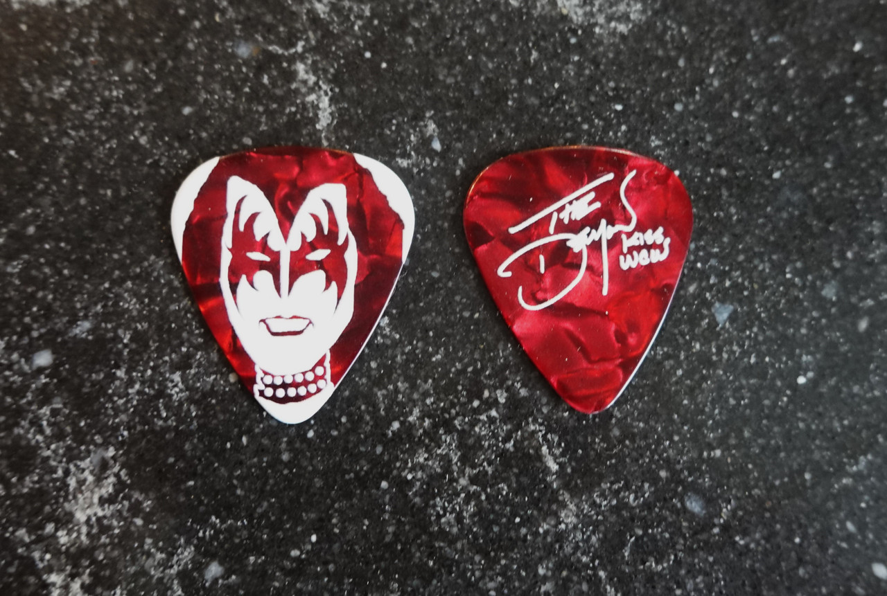 KISS Dale Torborg Demon Wrestler Demon White Face Guitar Pick