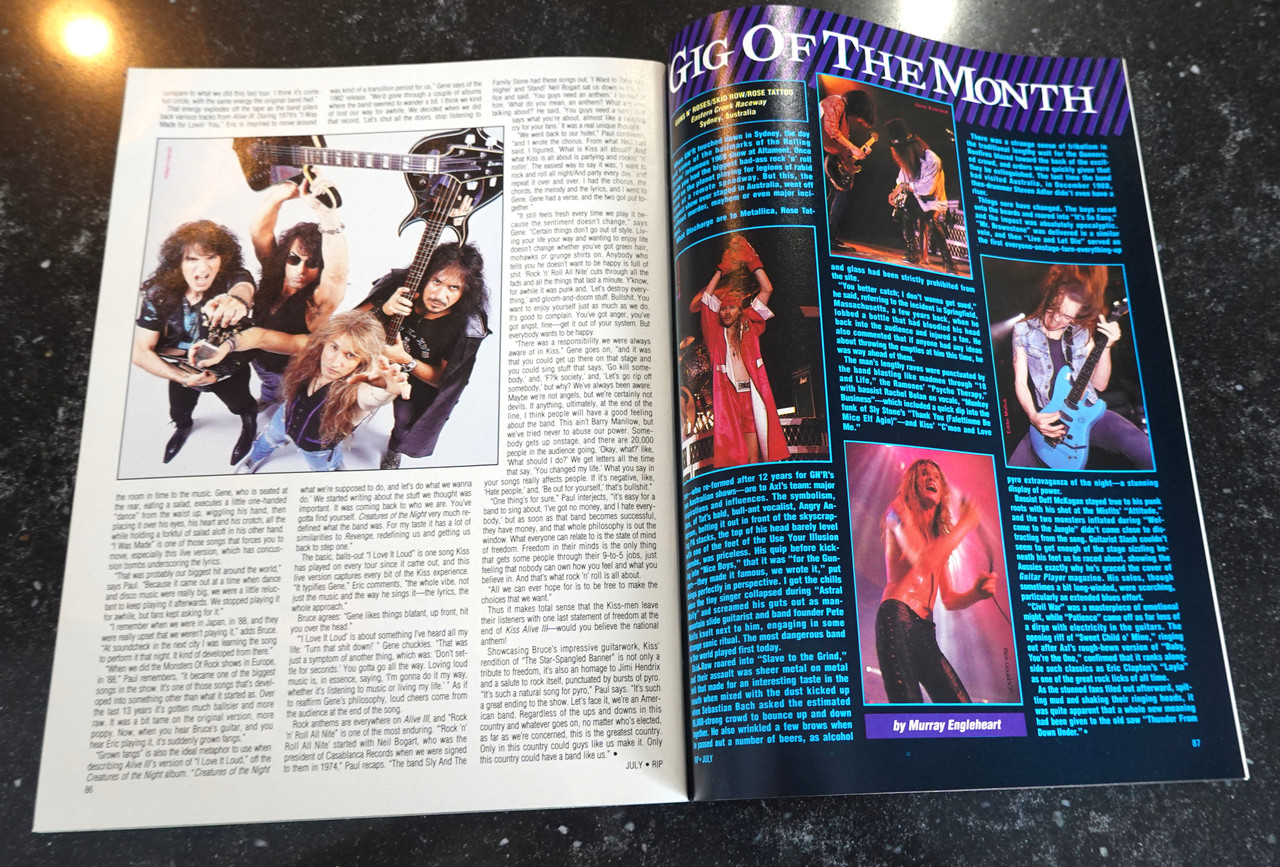 Rip Magazine 1993 Paul Stanley Magazine