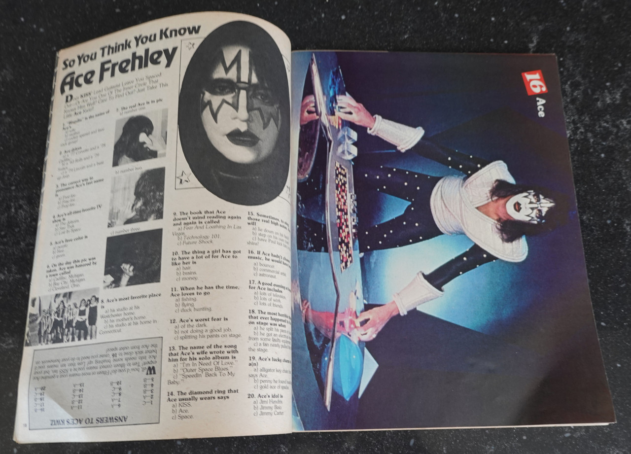 16 Magazine July 1979 Ace Frehley KISS