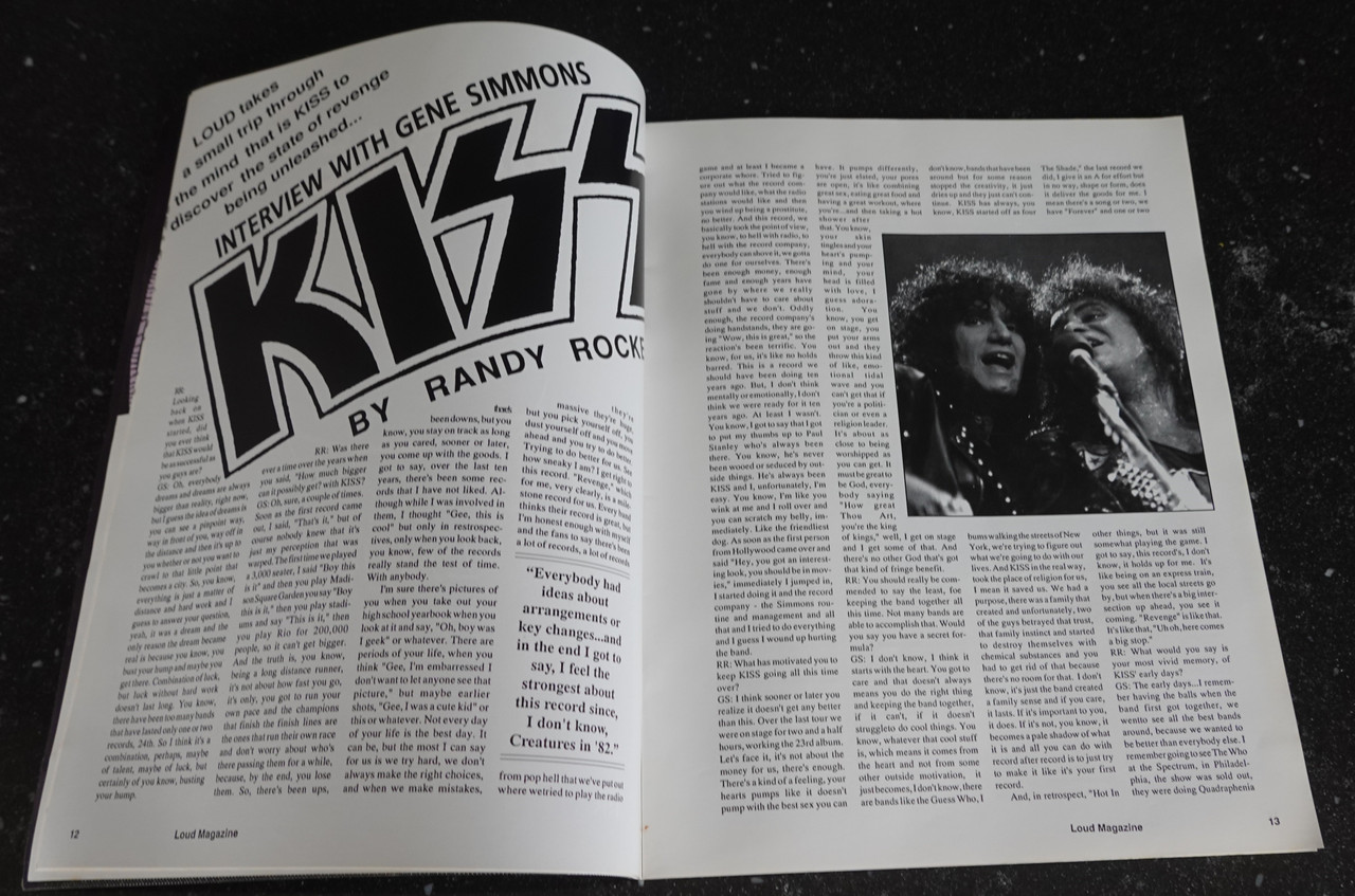 Loud Magazine 1992 KISS