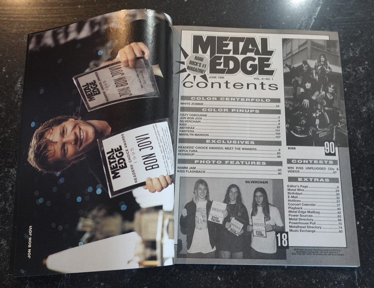 Metal Edge June 1996 Magazine