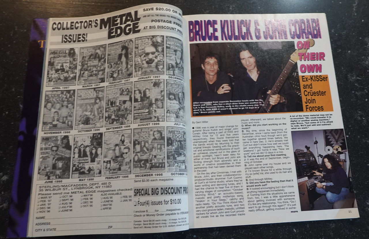 Metal Edge May 1997 Magazine