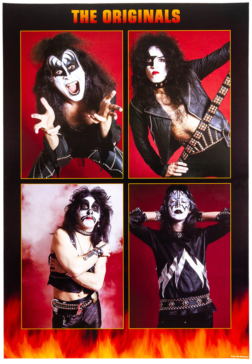 KISS Lithograph The Originals 1973 Poster