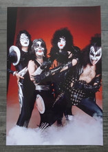 KISS 75 Band Metallic Poster