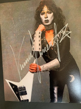 Vinnie Vincent Creatures Of the Night Elbow Signed Photo