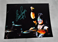 KISS Eric Singer SIGNED End of the Road Tour Catman Photo