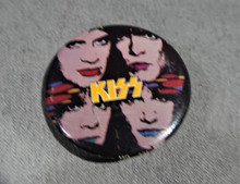 KISS Asylum Album Cover Button