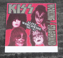 KISS Reunion Tour Alive Worldwide Red Working Stagehand Pass