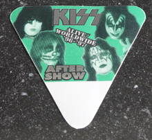 KISS Reunion Tour Alive Worldwide Green After Show Pass