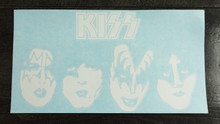 KISS Faces Window Sticker