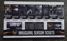 LA KISS Inaugural Season Ticket Sheet