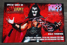 Dale Torborg SIGNED Promo Poster for KISS Cancer Goodbye III
