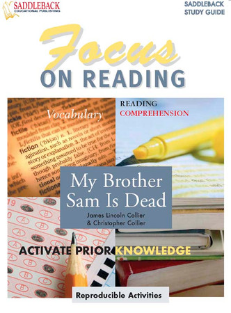 My Brother Sam is Dead: Focus on Reading Guide (Digital Download ...