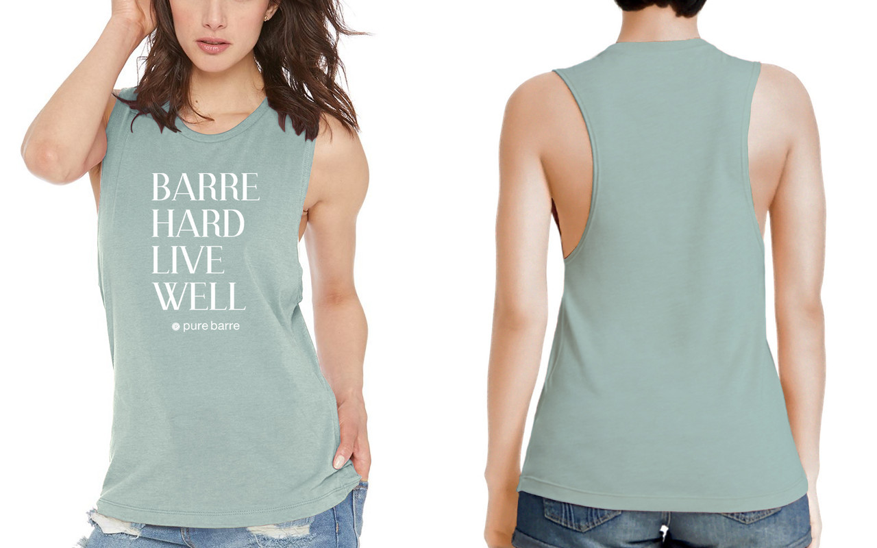 PURE BARRE LIVE WELL MUSCLE TANK