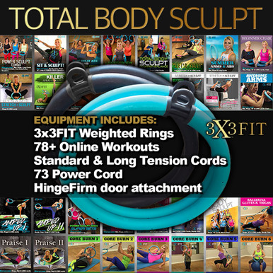 Total Body Sculpt equipment & 80+ workouts
