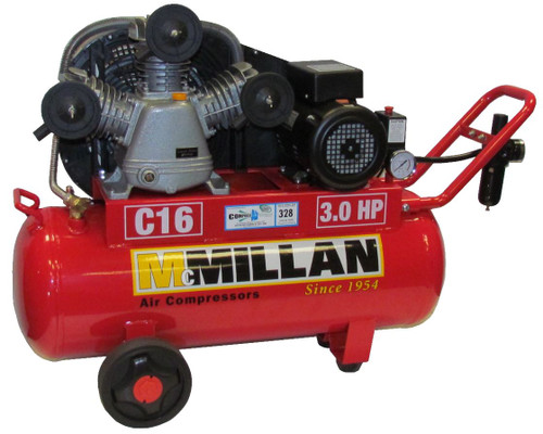 AIR COMP 16CFM 3CYL 1PH 3HP 70L MCMILLAN - A1 Tools