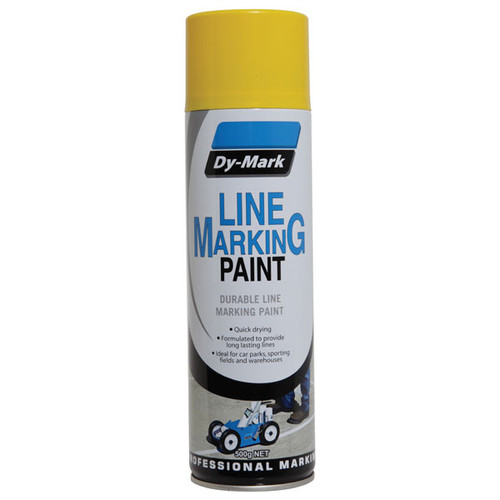 SPRAY CAN LINE MARKING MACHINE YELLOW 500g DYMARK - A1 Tools