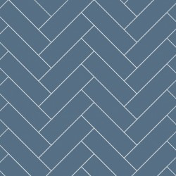 Misty Blue Herringbone