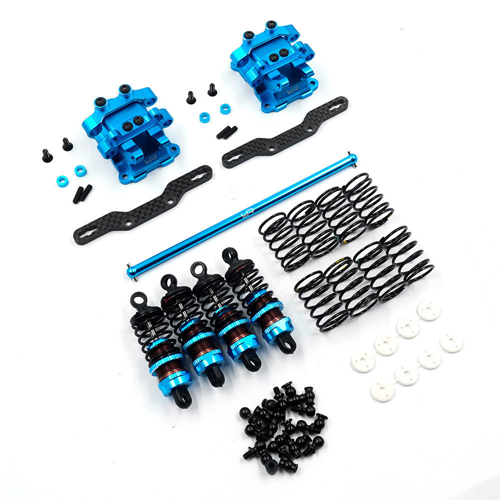 Yeah Racing TATT-S07BU Aluminum Performance Shock Upgrade Set Blue for ...