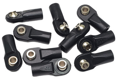 NHX Plastic M4 Rod Ends with Pivot Balls: M4 22x9.7mm 10pcs/bag - Nitro ...