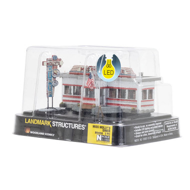 Woodland Scenics BR4956 Miss Molly's Diner - N Scale - Nitro Hobbies