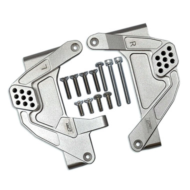 GPM Racing Aluminum Front Adjustable Damper Mount Silver : Axial 1/6 ...