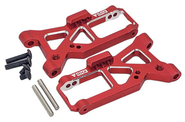 NHX RC Aluminum Front Suspension Arms -Red (2) for Traxxas 4-Tec 2.0 ...