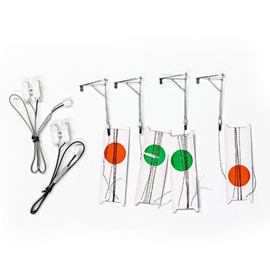 Woodland Scenics JP5637 Mast-Arm Traffic Lights - Just Plug (4) N Scale ...