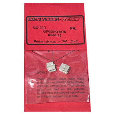 Details West GB-909 Battery Vaults - Small HO Scale - Nitro Hobbies