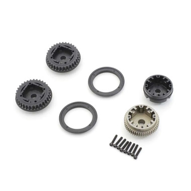 Kyosho OT256 Diff Gear Case ＆ Pulley for Optima Mid - Nitro Hobbies