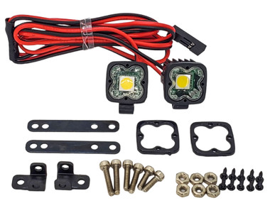 NHX RC LED 5050 Pod Light Bars (2) Solid White for TRX-4 / SCX10 / CEN ...