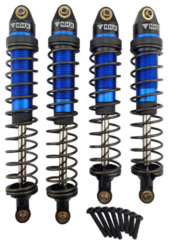NHX RC Adjustable 132/119mm Alum F/R Shocks (4) for Slash 4x4 Senton ...