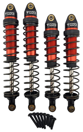 NHX RC Adjustable 132/119mm Alum F/R Shocks (4) for Slash 4x4 Senton ...