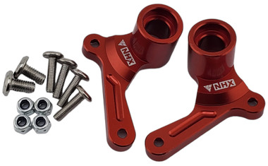 NHX RC Aluminum Rear Rocker Arm (2) for 1/10 Traxxas E-Revo 2.0 -Red ...