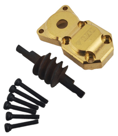 NHX RC 8g Brass Diff Cover with Worm Gear for SCX24 - Nitro Hobbies